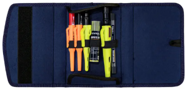 LYRA Modern Marking Set 6 tlg. 4 Stk Marker und Ersatzminen, In Tasche - Schwarz Stahl AG, Lenzburg